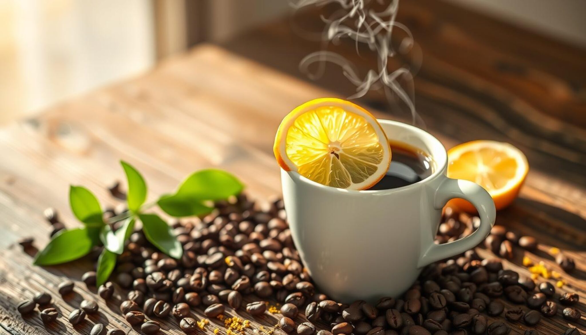 Kaffee mit Zitrone: Gesunder Genuss am Morgen